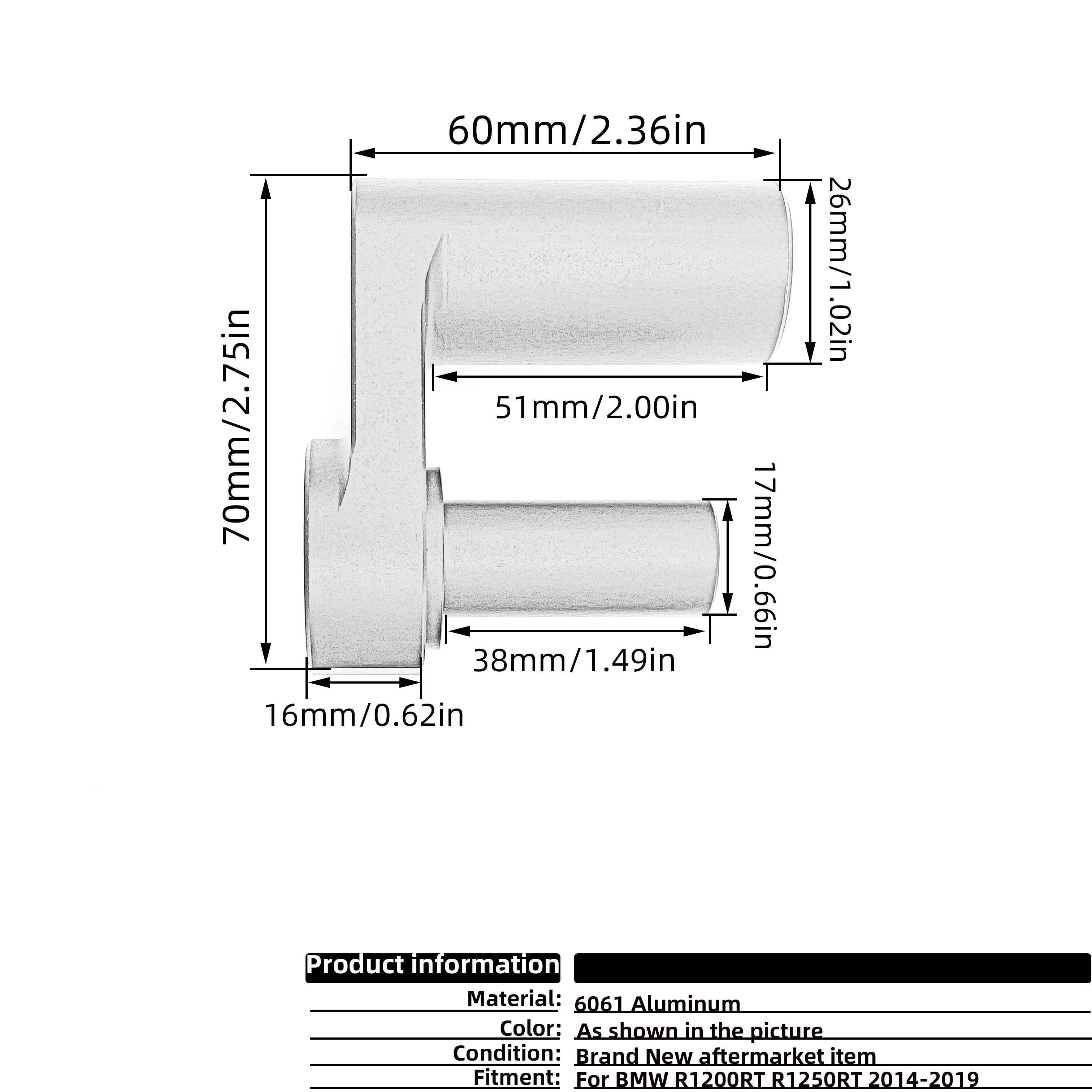 REALZION Motorcycle Adjustable Handlebar Riser Kit... – Grandado
