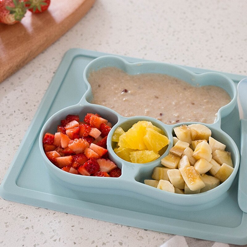 Baby Feeding Tray Child Silicone Suction Cup Baby ... – Grandado