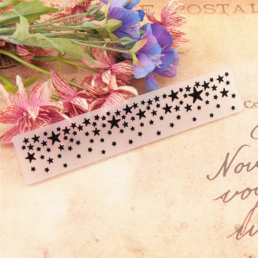 plastic Starry embellishme template Photo frame cr... – Vicedeal