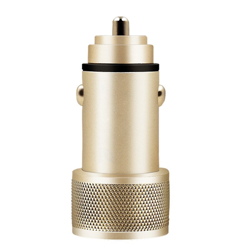 Mini Usb Car Charger 12W Metalen Dual Port Usb Ada... – Grandado