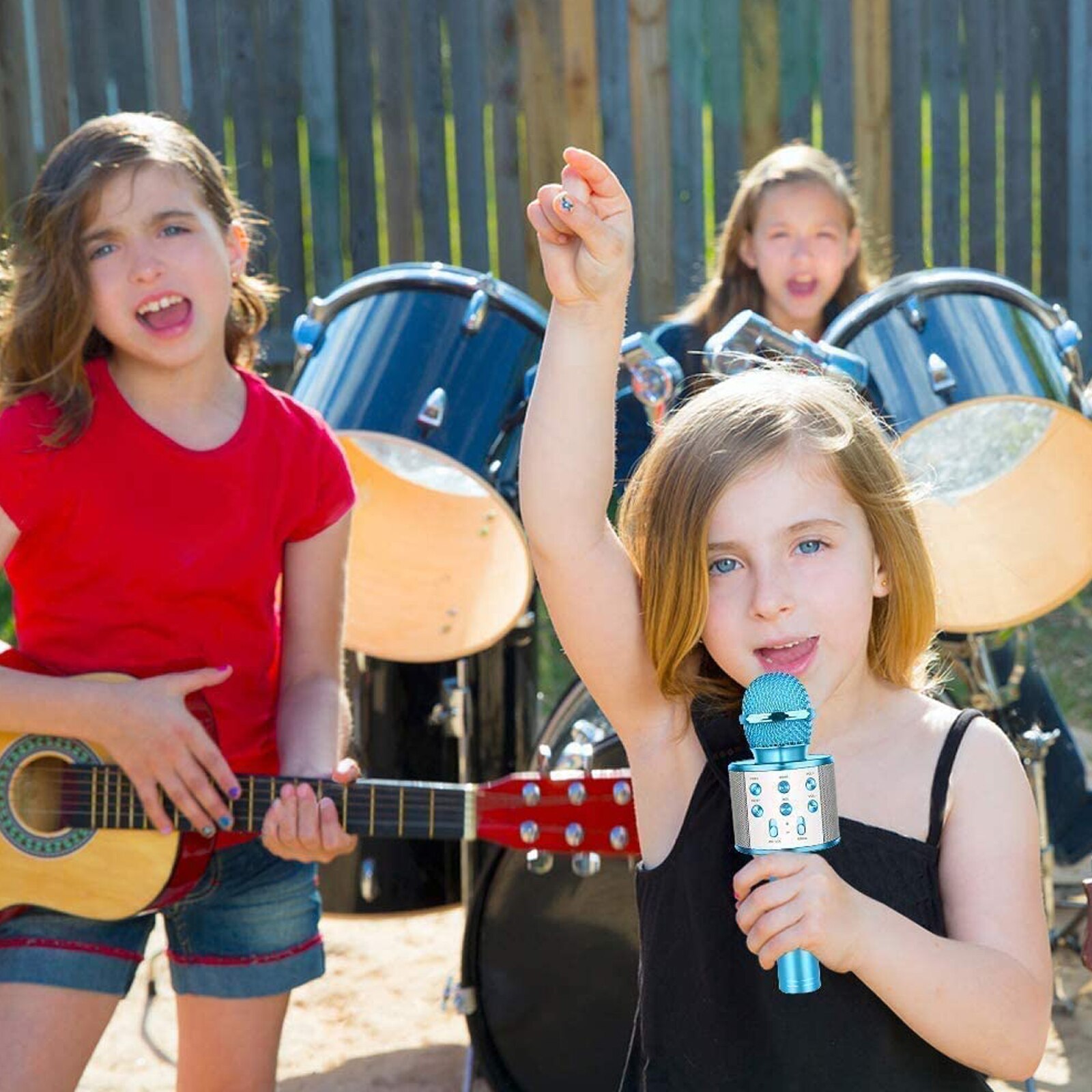 Wireless condenser microphone karaoke mic bluetoot... – Grandado