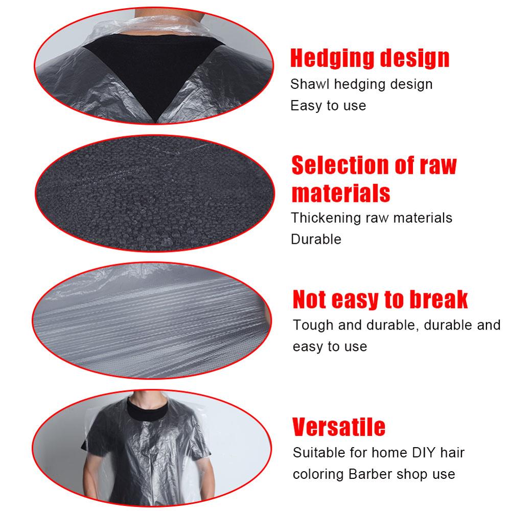 100 Disposable Hair Coloring Barber Cloth Long Bar... – Vicedeal