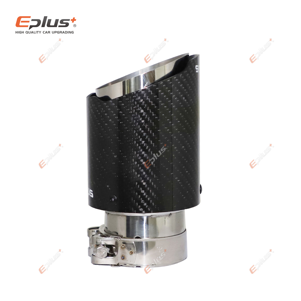 REMUS Car Gloss Carbon Fiber Muffler Tip Exhaust S... – Grandado