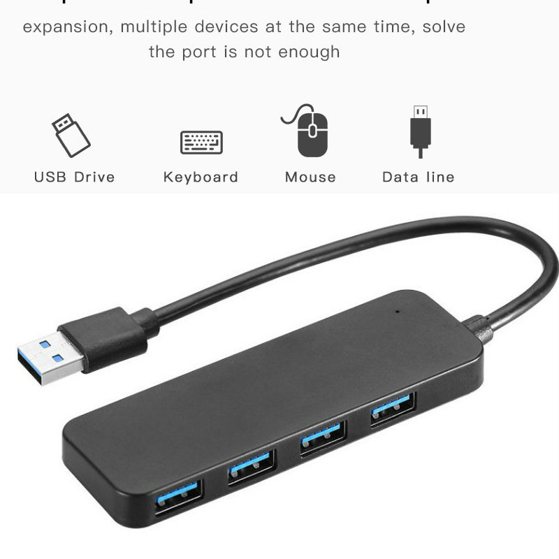 High Speed USB 3.0 HUB Multi USB Splitter 4 Ports ... – Vicedeal