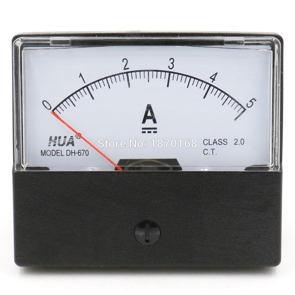DC 1A 2A 3A 5A 10A Analoge Huidige Panel Meter Amp... – Grandado