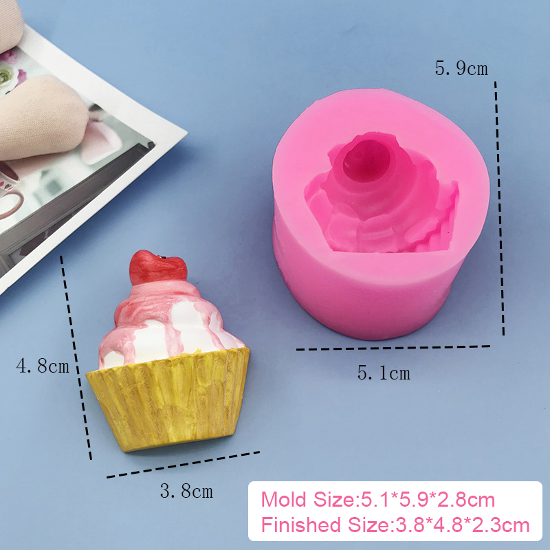 Soft Silicone Ice Cream Cone Chocolate Mold Cake F... – Grandado