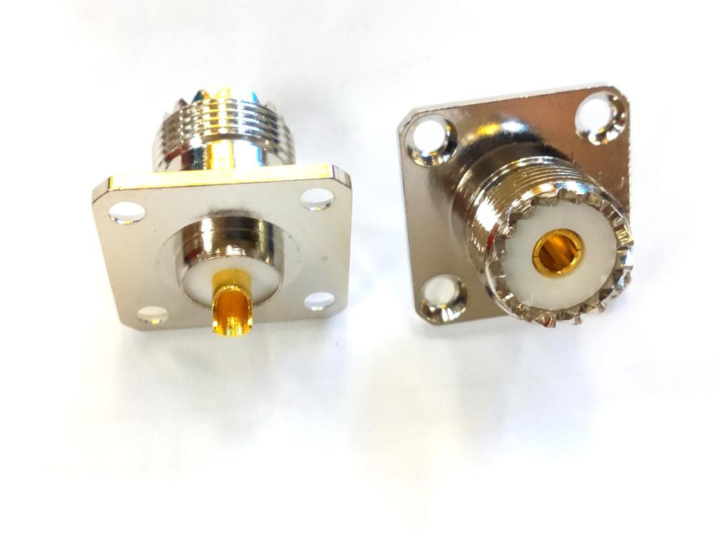 Messing uhf hun so239 panel chassis mount flange ... – Grandado