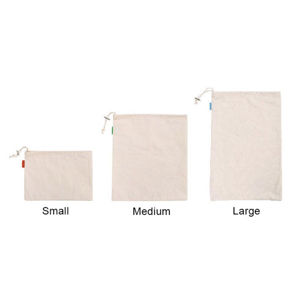 Reusable Bulk Bin Cotton Drawstring Bag Metal Buck... – Vicedeal