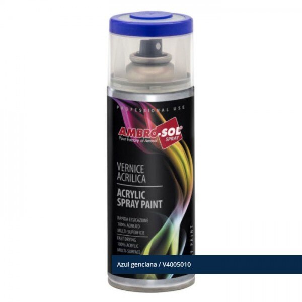 SPRAY PINTURA AZUL GENCIANA RAL5010 400cc. AMBRO-S... – Grandado