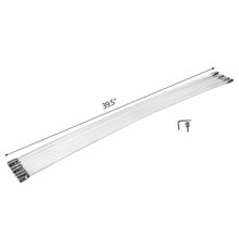 Nylon Rod 39.5inch 45-degree Remove soot Chimney B... – Vicedeal