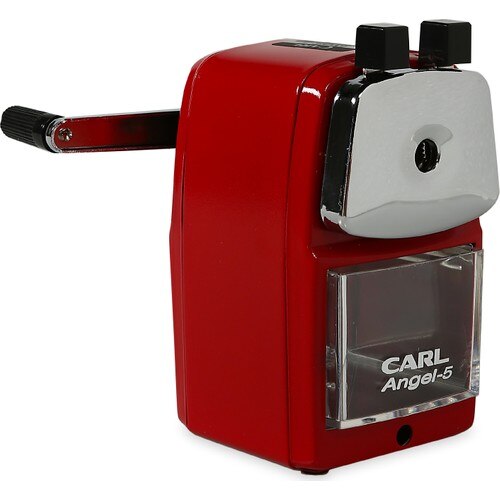 Temperamatite da tavolo con maniche A-5 rosso – Grandado