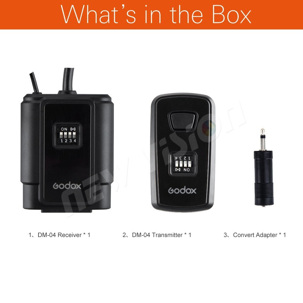 Godox DM-16 Channel Wireless Radio Remote Studio F... – Vicedeal