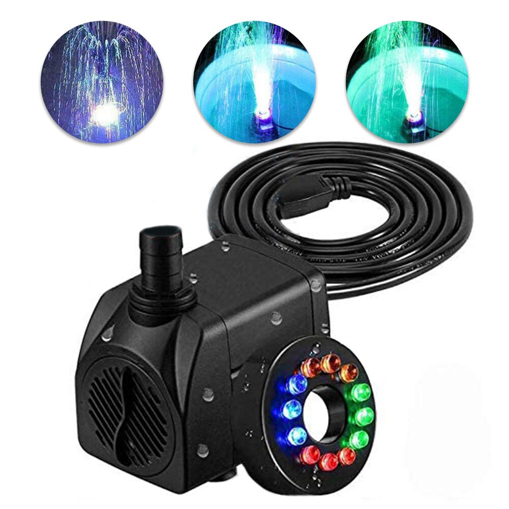 Electric Water Pump Mini Water Pump With 12 LED Bu... – Grandado