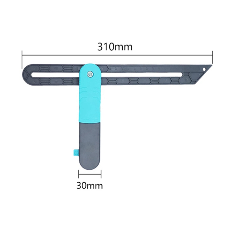 Adjustable Angle Ruler with Lock Fast Marking Wood... – Grandado