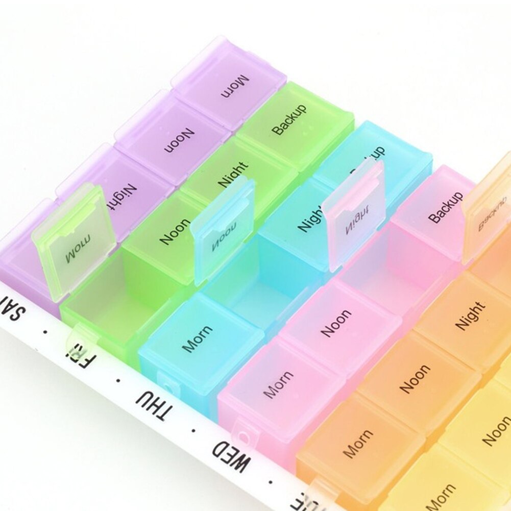 7 Day Pill Medicine Tablet pillbox Dispenser Organ... – Grandado
