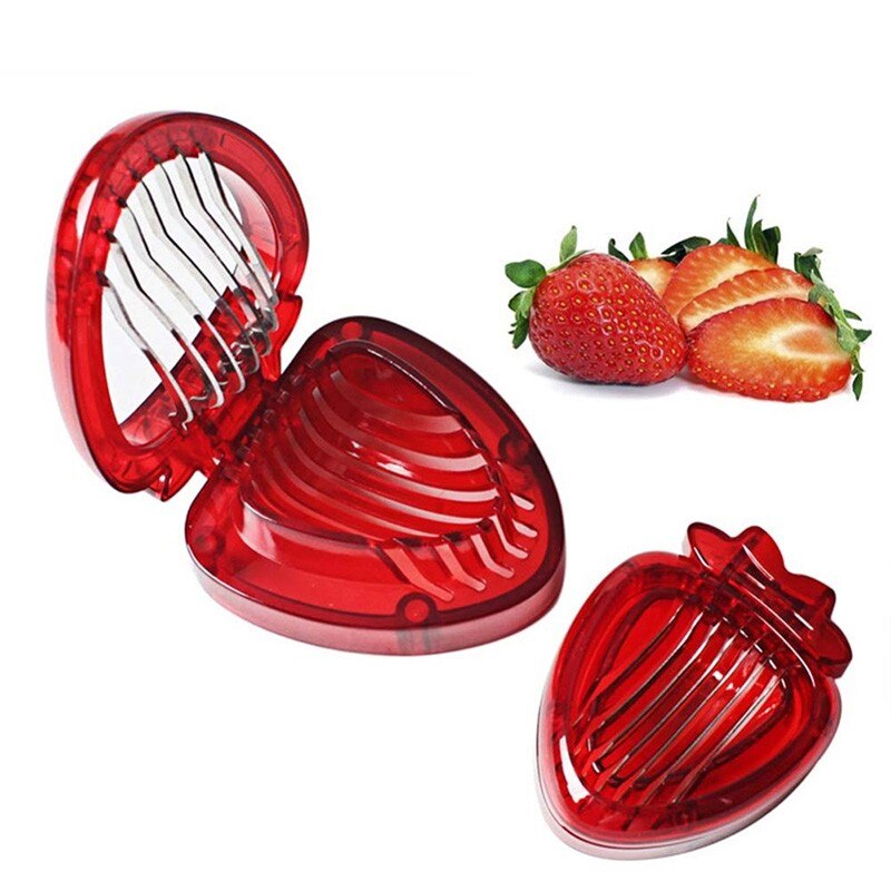 1pcs/set kitchen Fruit gadget strawberry slicer st... – Vicedeal