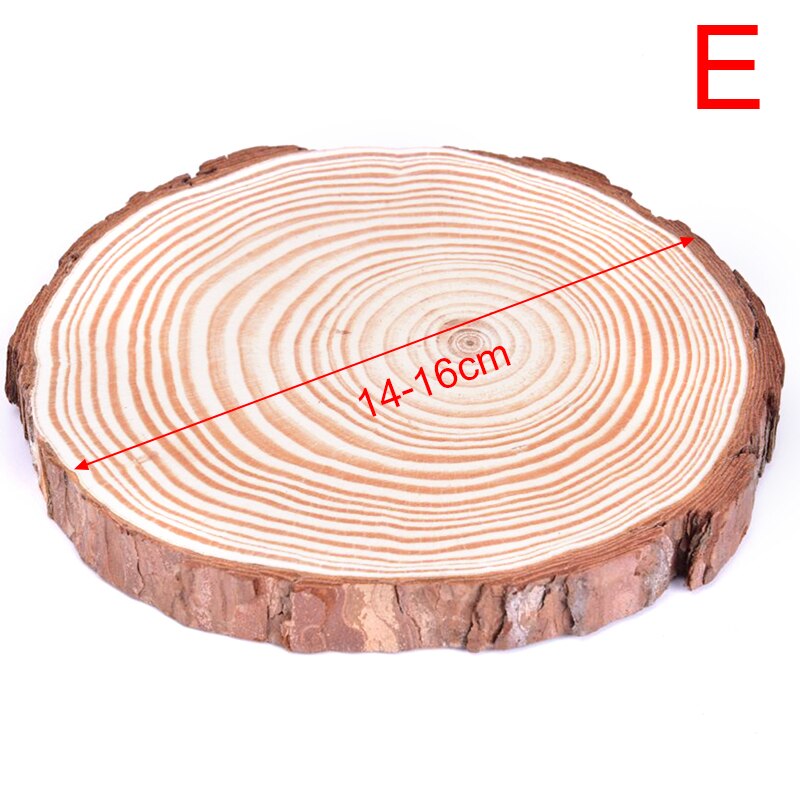 8-16CM 1pc Natural Round Unfinished Wood Slices Ci... – Grandado