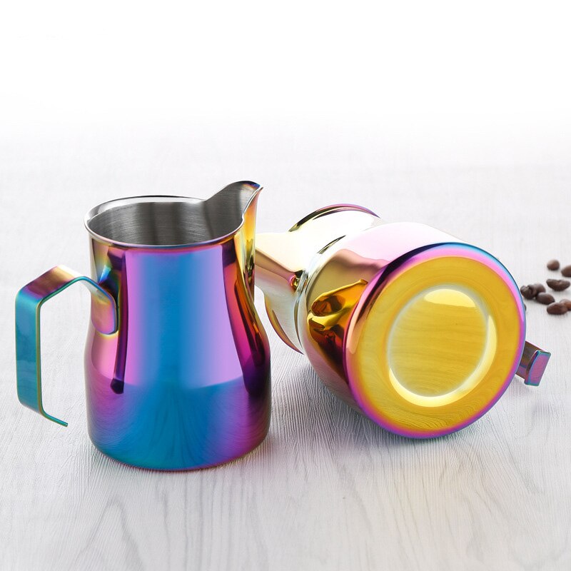 1pc 750ml Colorful Frothing Jug Espresso Coffee Pi... – Vicedeal