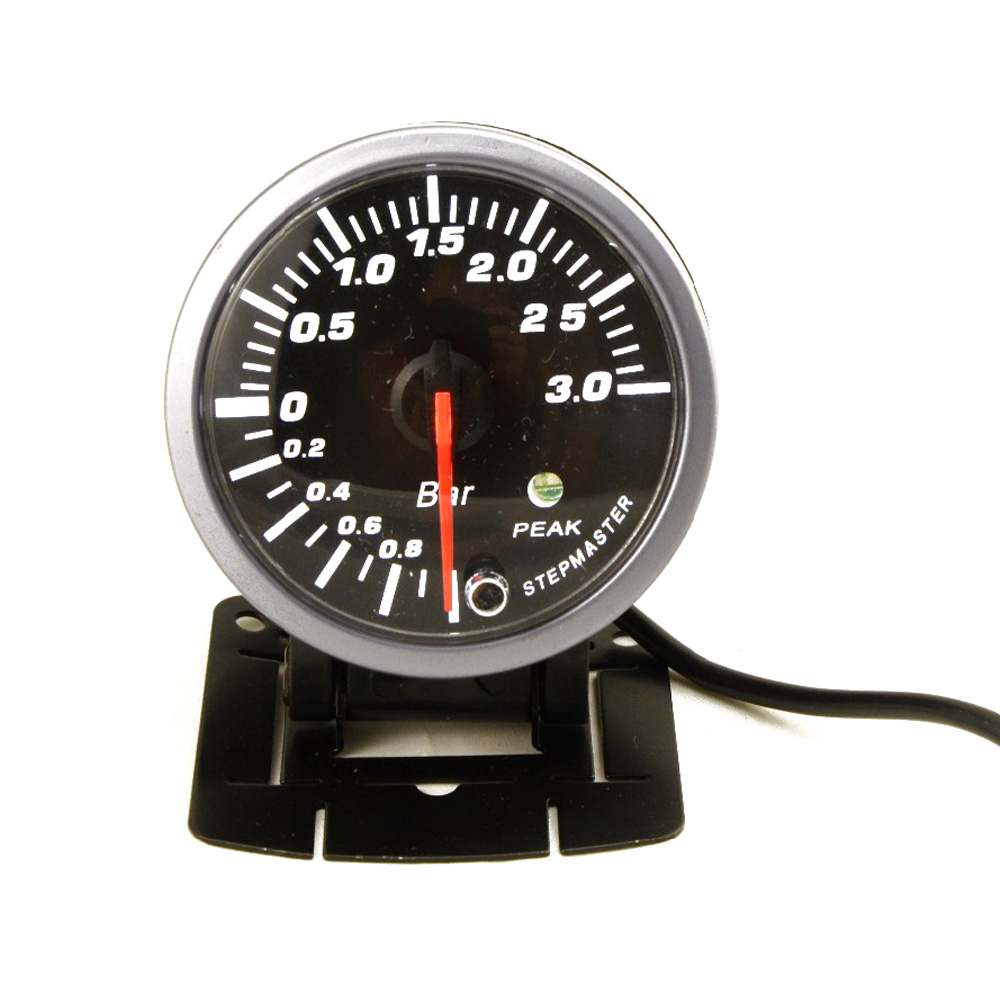 2.5 inch 60mm 3.0 BAR Car Boost Gauge Dual LED Dis... – Grandado