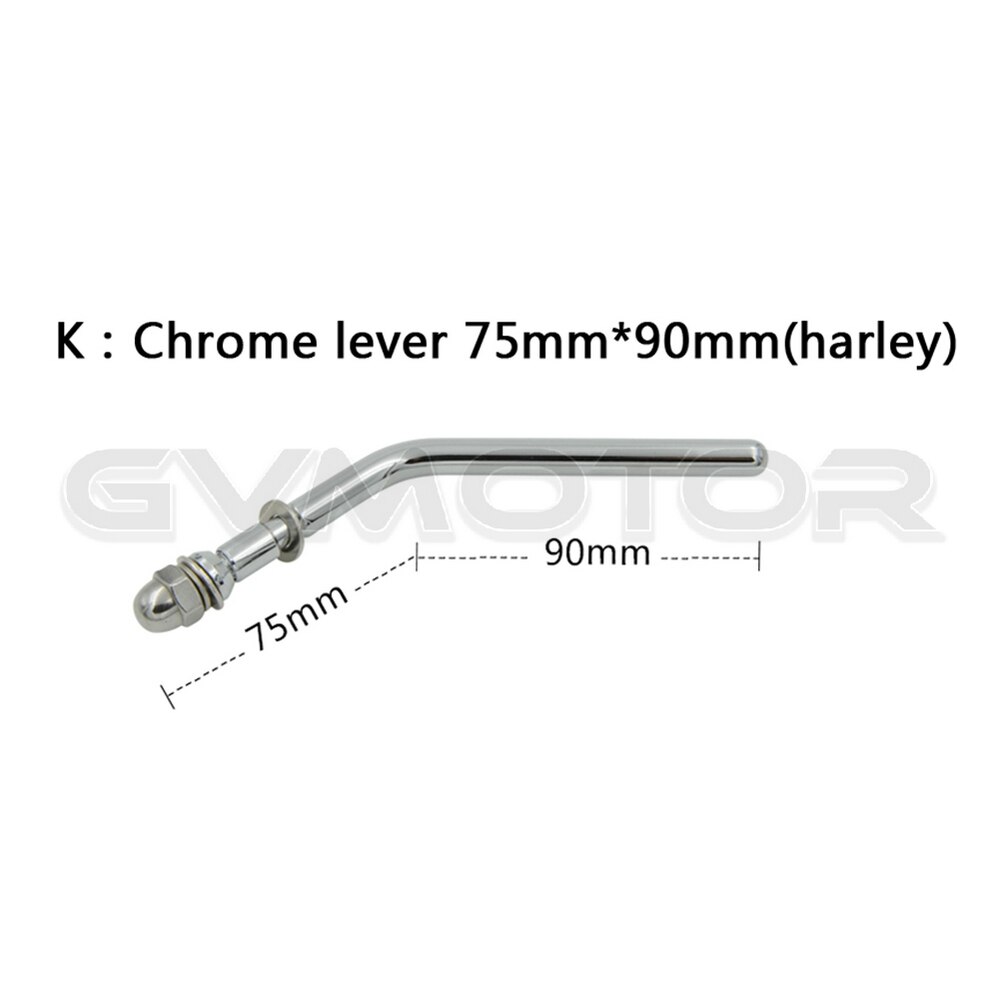 1x Chrome Vintage Cafe Racer 4 Motorfiets Achteru Grandado