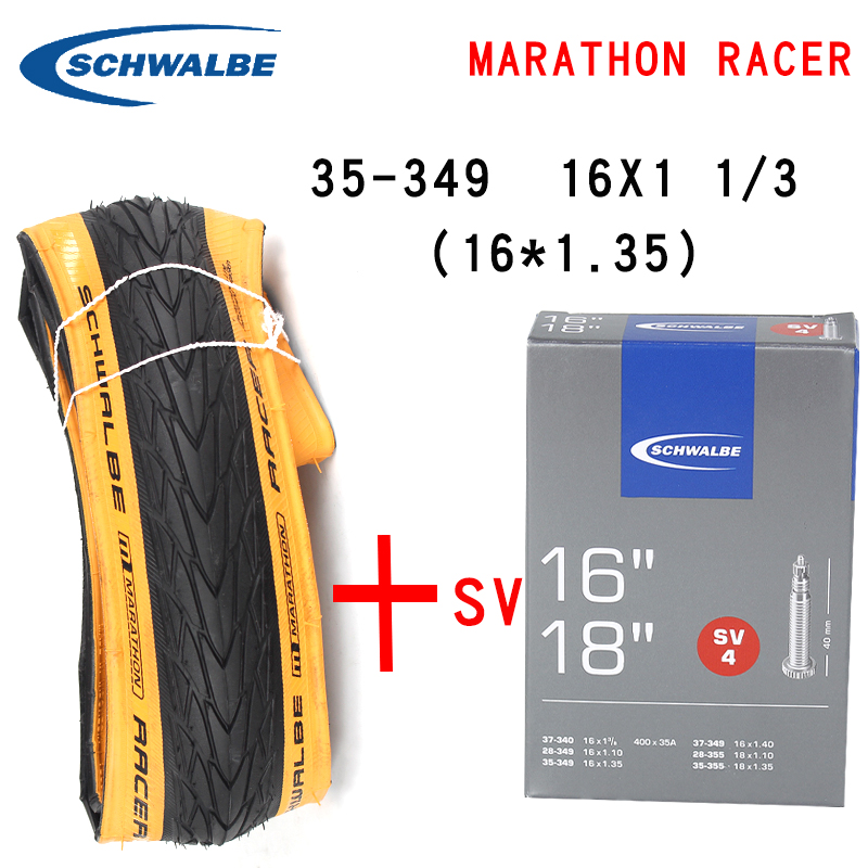 Neumático de bicicleta Schwalbe Marathon Racer 35-... – Grandado