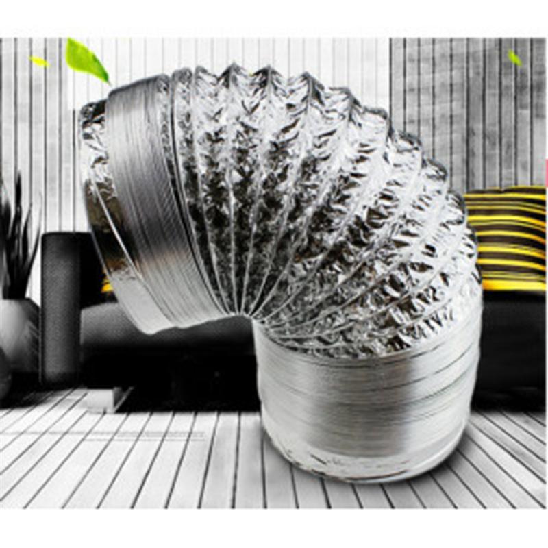 1.5 m/2 m Aluminiumfolie Duct Slang Flex Luchtaanz... – Vicedeal