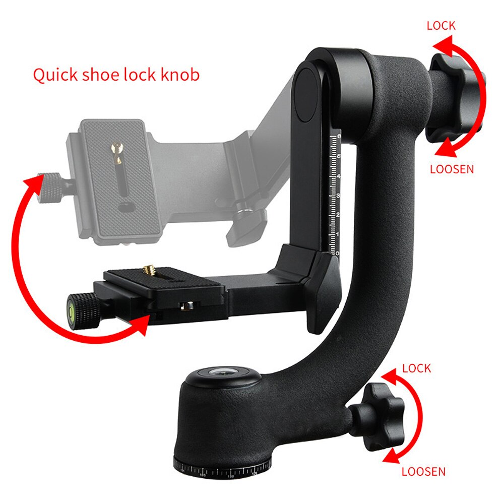 Pro 360 Degree Vertical Panorama Gimbal Tripod Hea... – Grandado