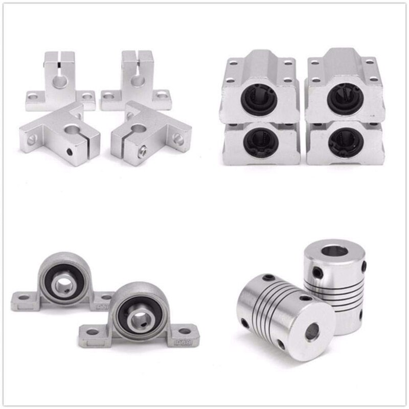 -15Pcs 400Mm Optical Axis Guide Bearing Housings L... – Vicedeal
