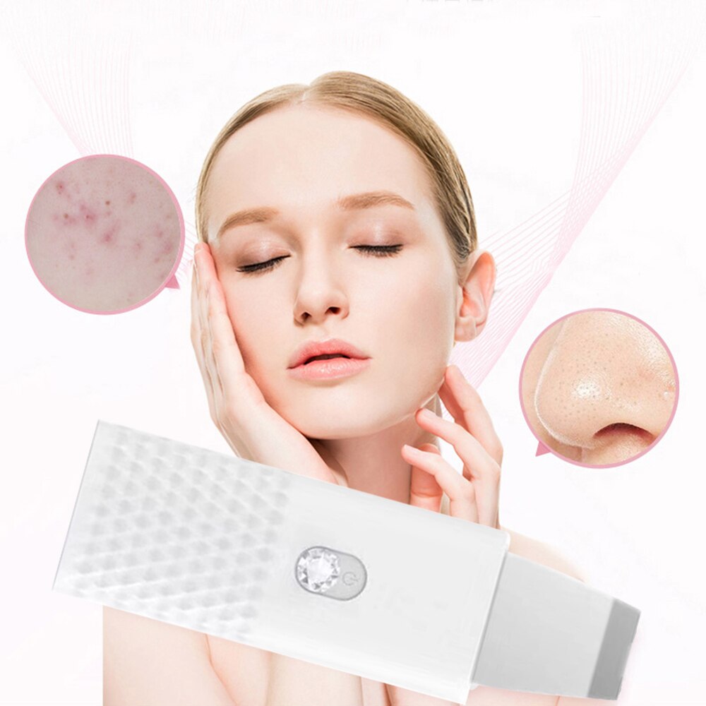Ultrasonic Facial Skin Scrubber Ion Deep Face Clea... – Vicedeal