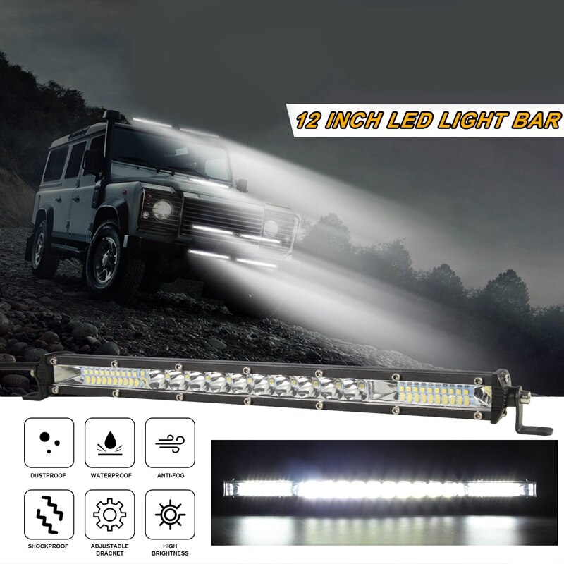 LED Light Bar 13 Inch Single Row LED Light Bar Spo... – Vicedeal