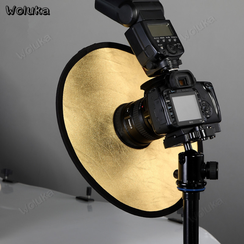 2-in-1 Gold Silver Reflector 30CM Mini Hollow Type... – Grandado