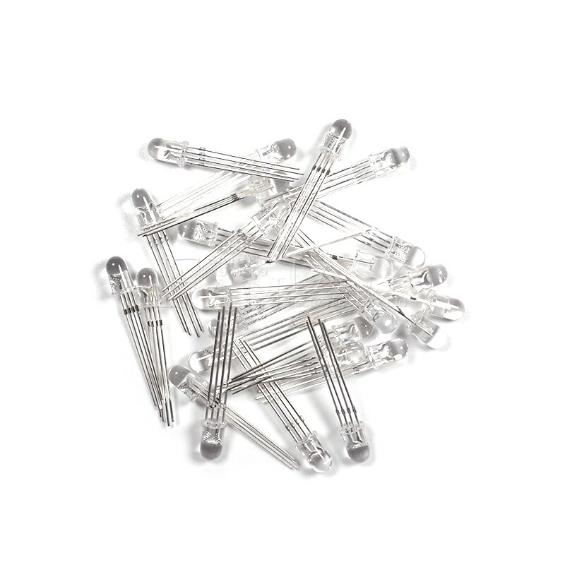 50 stücke 5mm full-farbe LED RGB rot, grün und bla... – Vicedeal