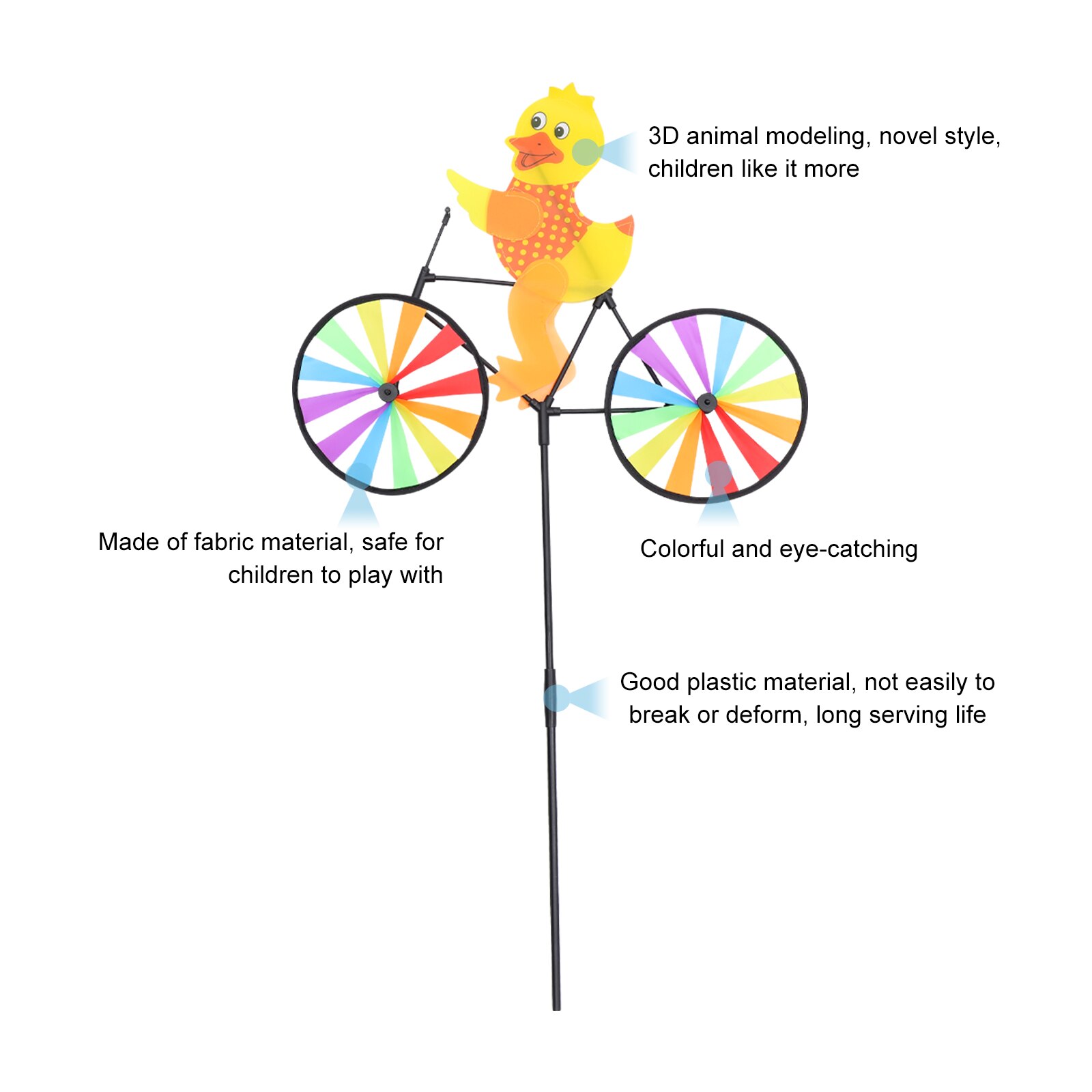1pc Animal Windmill Decor Duck Pinwheel Duck Wind ... – Grandado