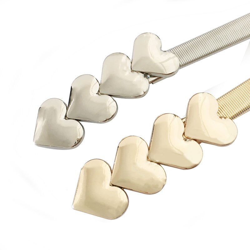 Elastisk stretch dame midje belter for kjoler gull... – Vicedeal