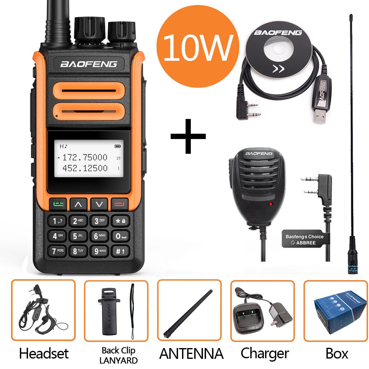 Baofeng-walkie-talkie UV-99, Radio de dos vías, tr... – Grandado