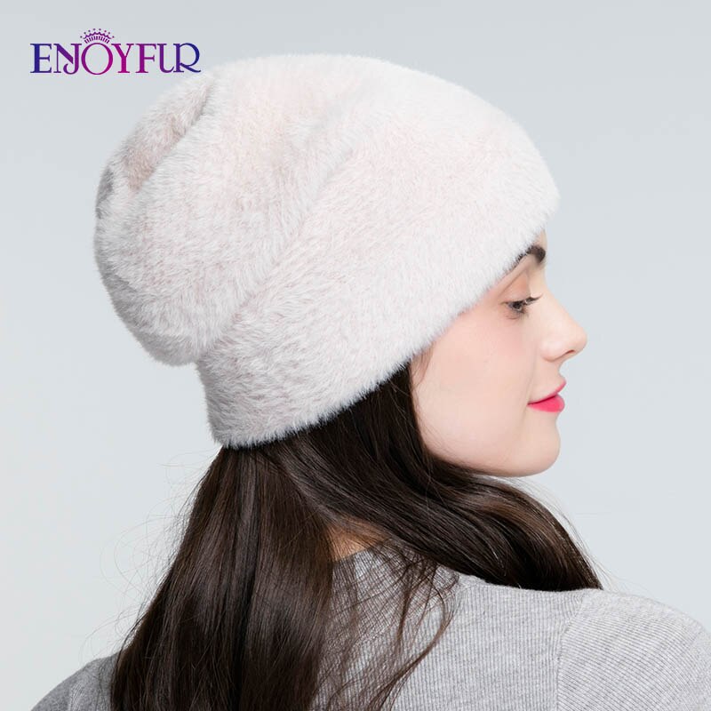 Enjoyfur Winter Hoeden Voor Vrouwen Imiteren Wol D... – Grandado