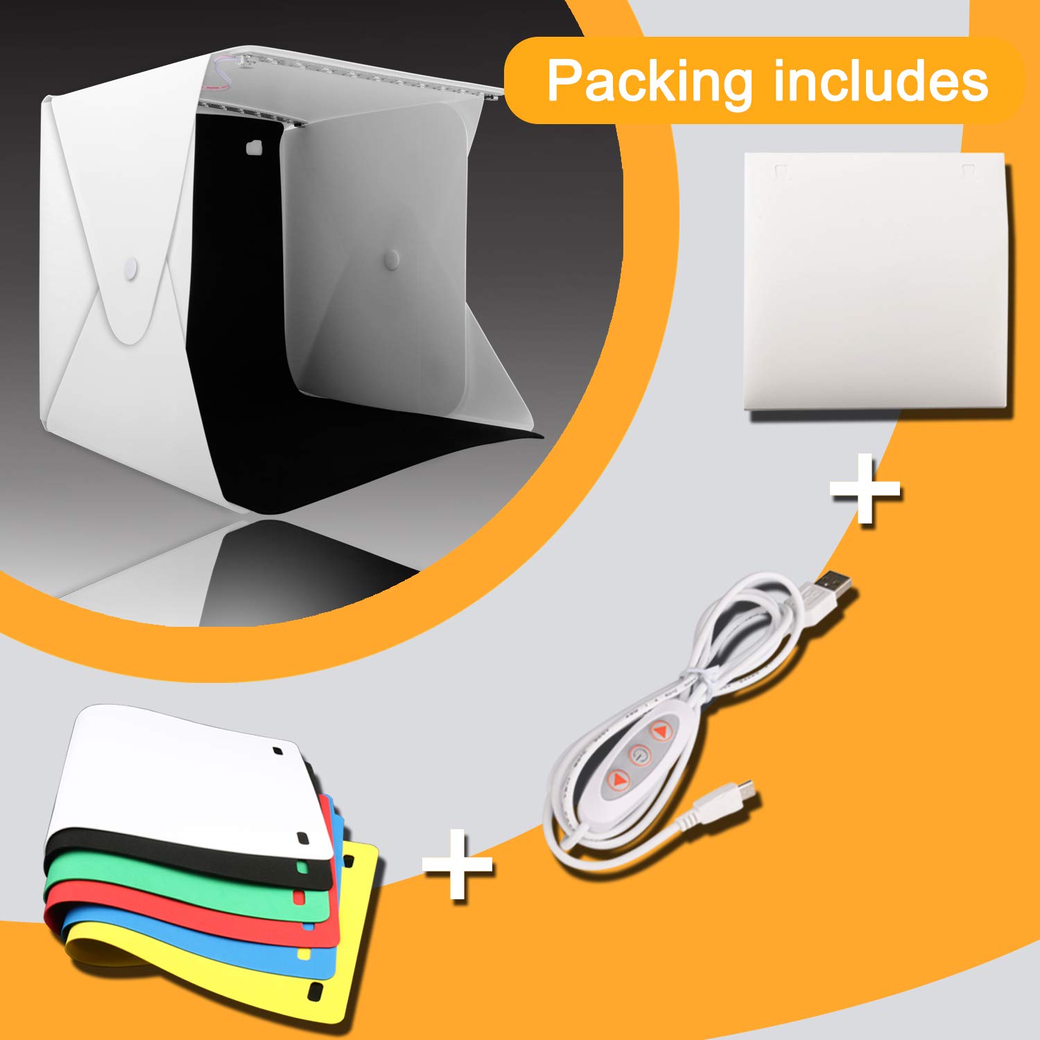 Photo Studio Box, Mini Portable Folding Photograph... – Grandado
