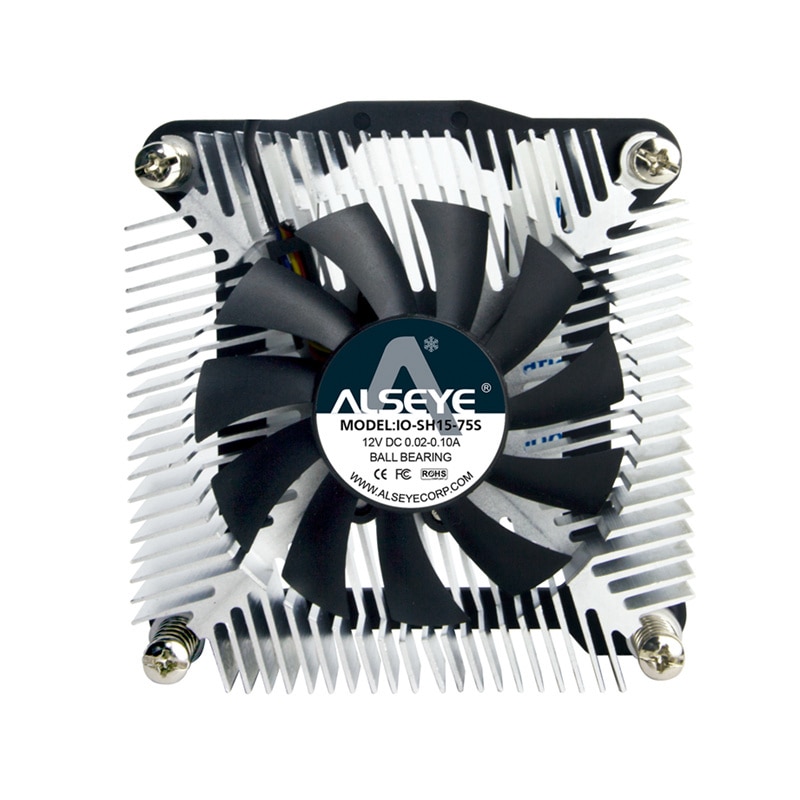 AlSEYE CPU Cooler 1U 4pin PWM CPU Fan with Aluminu... – Grandado