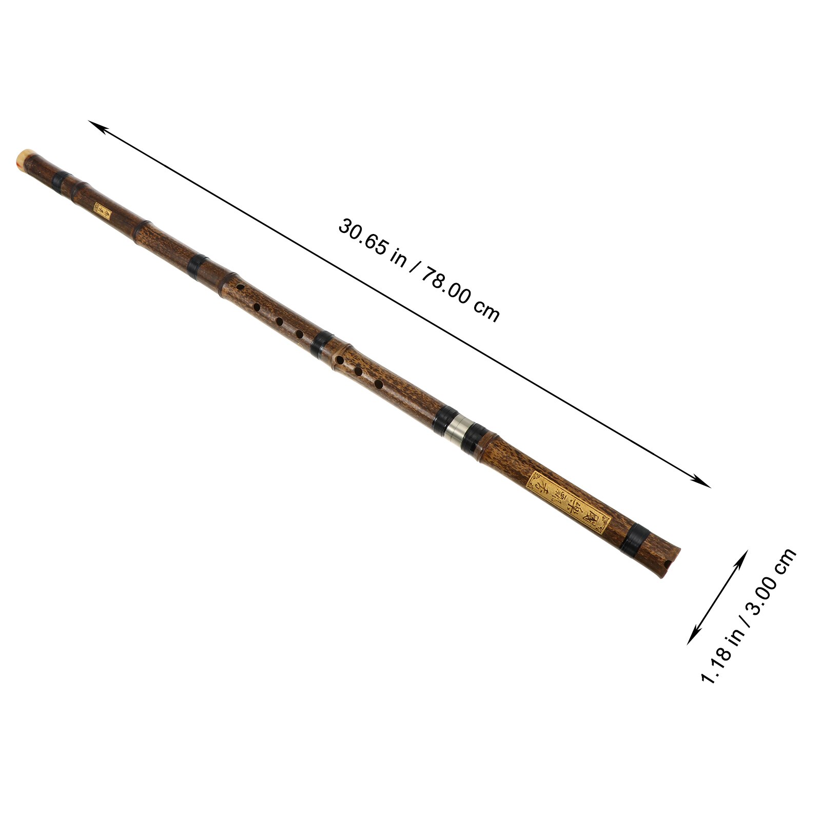 Vertical Bamboo Flute Key G Traditional Chinese Mu... – Vicedeal