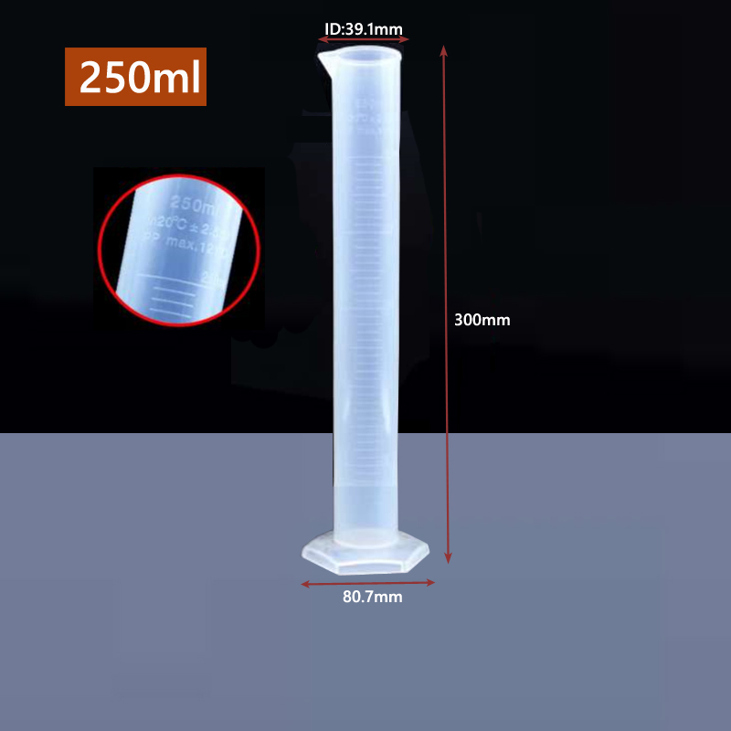 1pcs Transparent Measuring Plastic Graduated Cylin... – Vicedeal