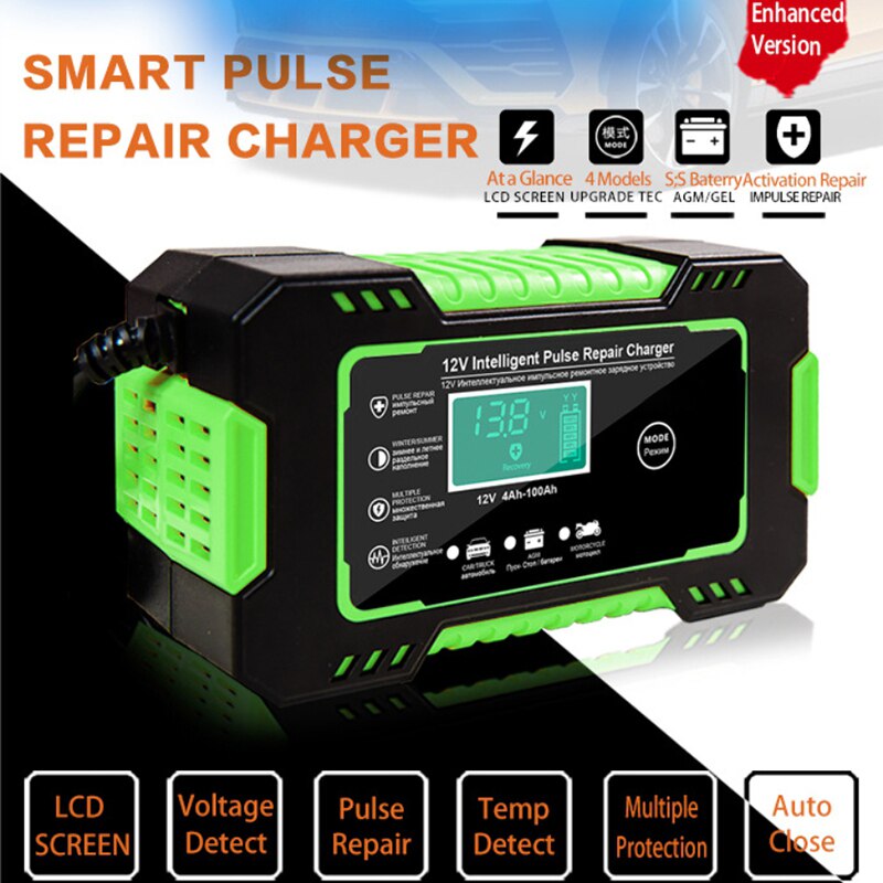12V 6A Universal Digital Display starting charger ... – Grandado