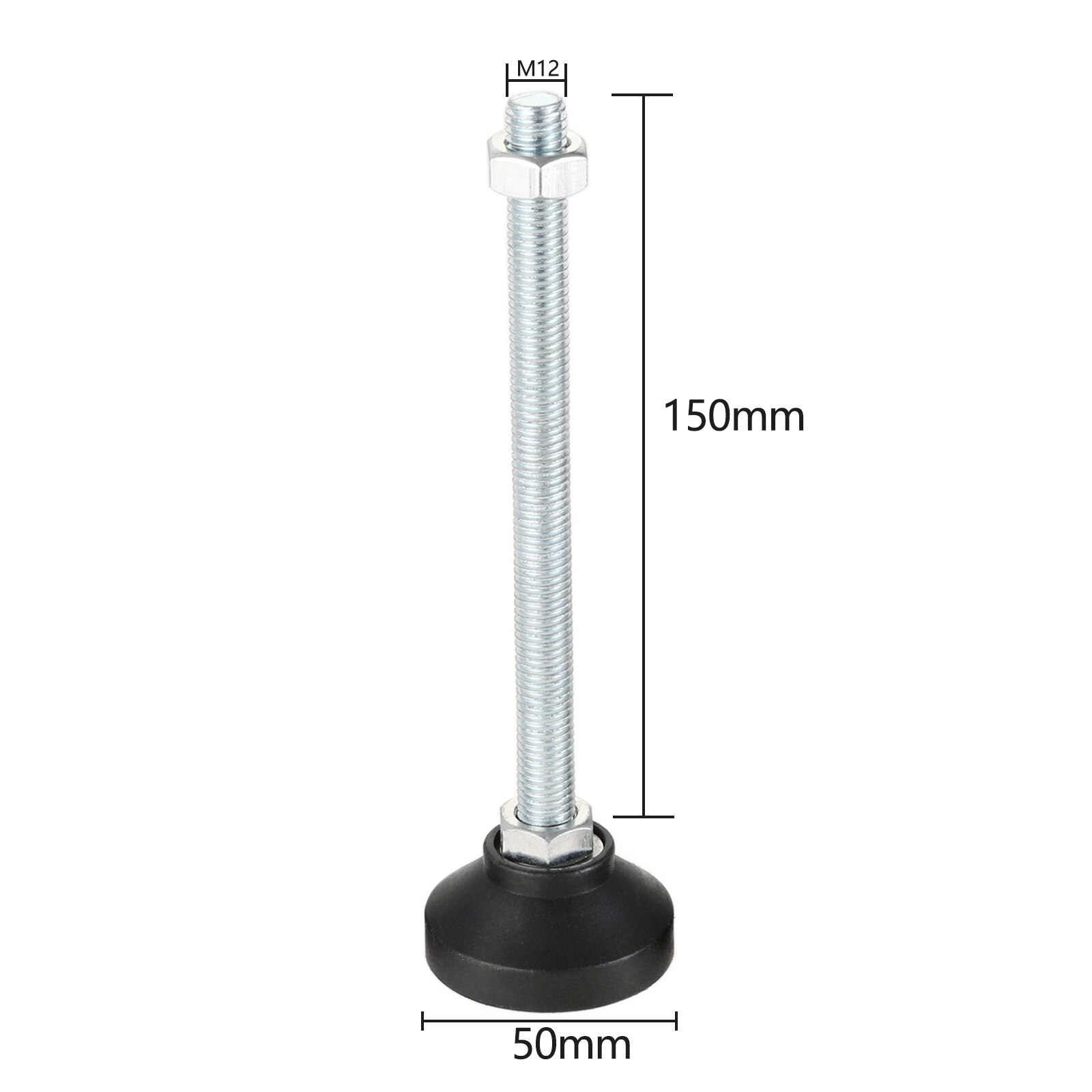 4 Pcs Adjustable Levelling Feet Swivel Base Furnit... – Grandado