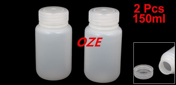 2Pcs 150ml Plastic Round Laboratory Reagent Bottle... – Grandado