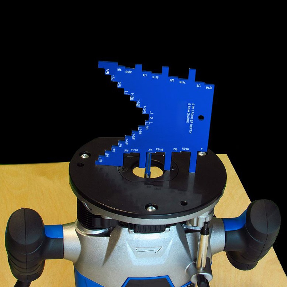 2 In 1 Aluminium Router Diepte Gauge Hout Markerin... – Grandado