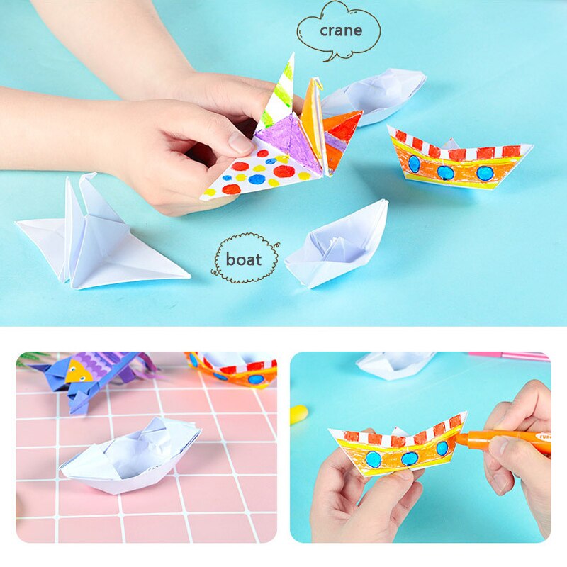 BalleenShiny Baby Toys 3D 144pcs Origami Toy Engli... – Vicedeal