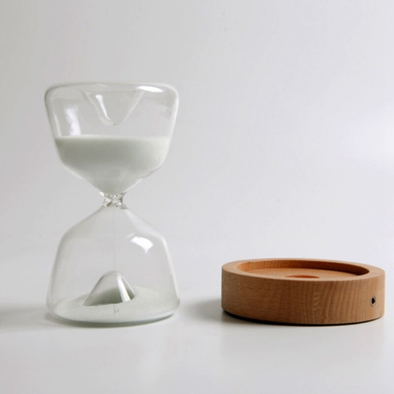 Glass Hourglass Lights Timer LED Sand Glass Night ... – Vicedeal