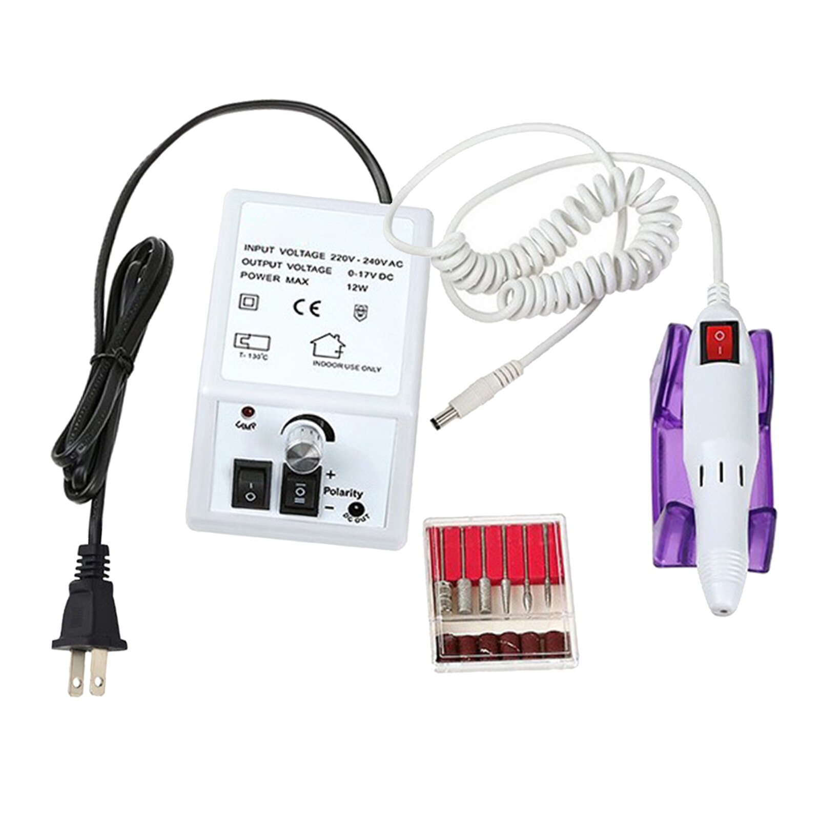 1 Set Electric Nail Drill Pro 20000RPM Manicure Dr... – Grandado