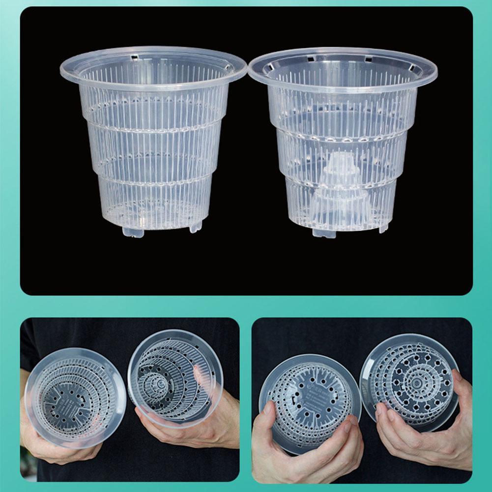 10Cm/12Cm/15Cm Clear Plastic Orchidee Potten Met G... – Grandado
