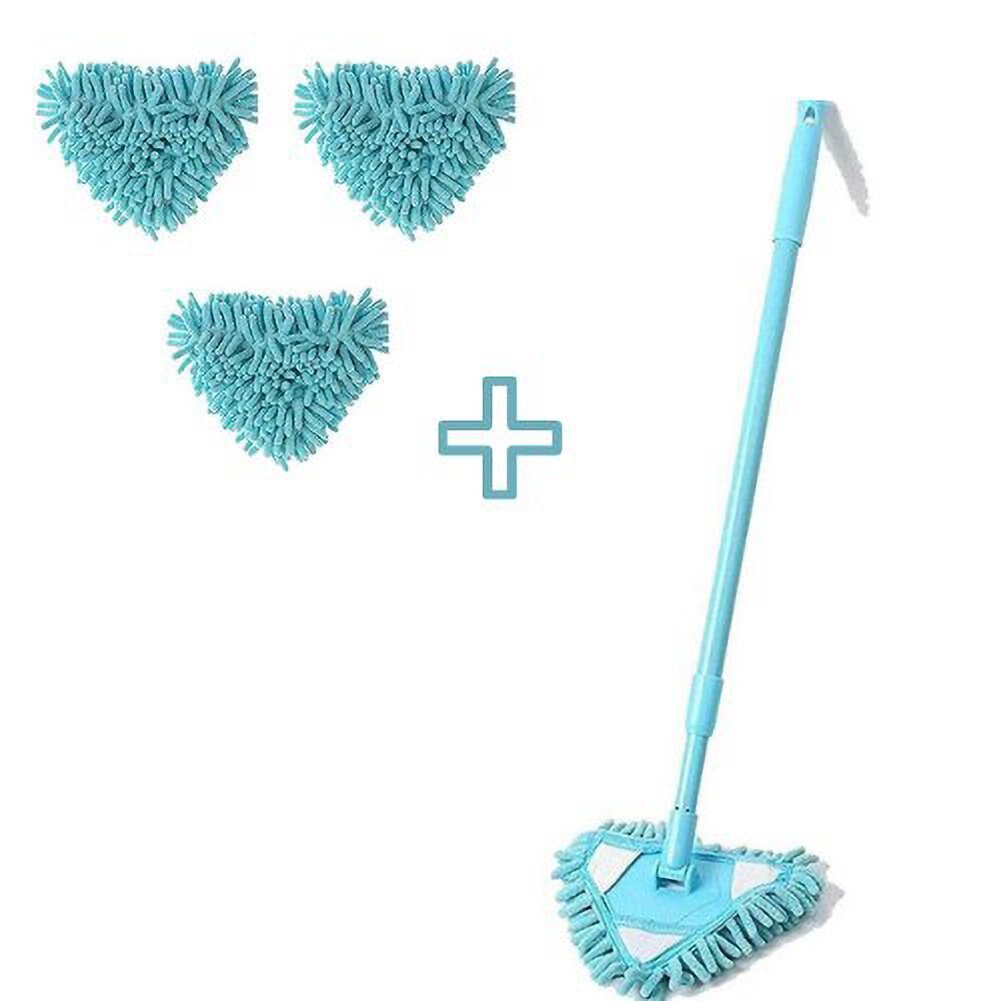 Triangular Cleaning Mop Adjustable Spin Scrubber T... – Grandado