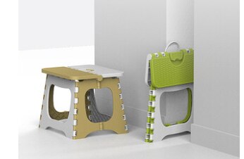 Plastic vouwen kruk eenvoudige stoel thuis vouwen ... – Vicedeal